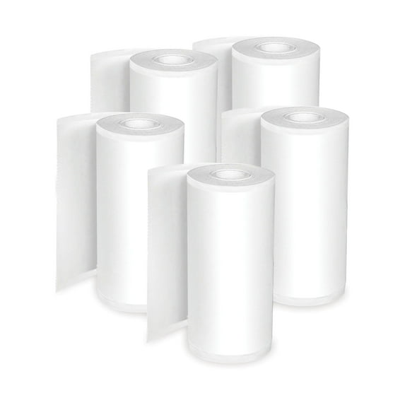 Core Innovations Thermal Printer Paper & Sticker Bundle 2.18 W x 9.85 ...