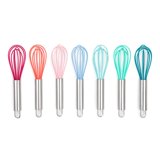 Core Kitchen 6036942 Assorted Color Silicone & Stainless Steel Mini ...