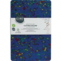 Core Kitchen Blue Recycled Plastic Board With Non-Slip Footing, 12 In ...