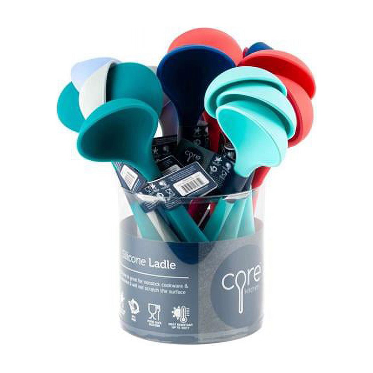 Core Kitchen CDU21316-TV Silicone Ladle - Quantity 18 - Walmart.com