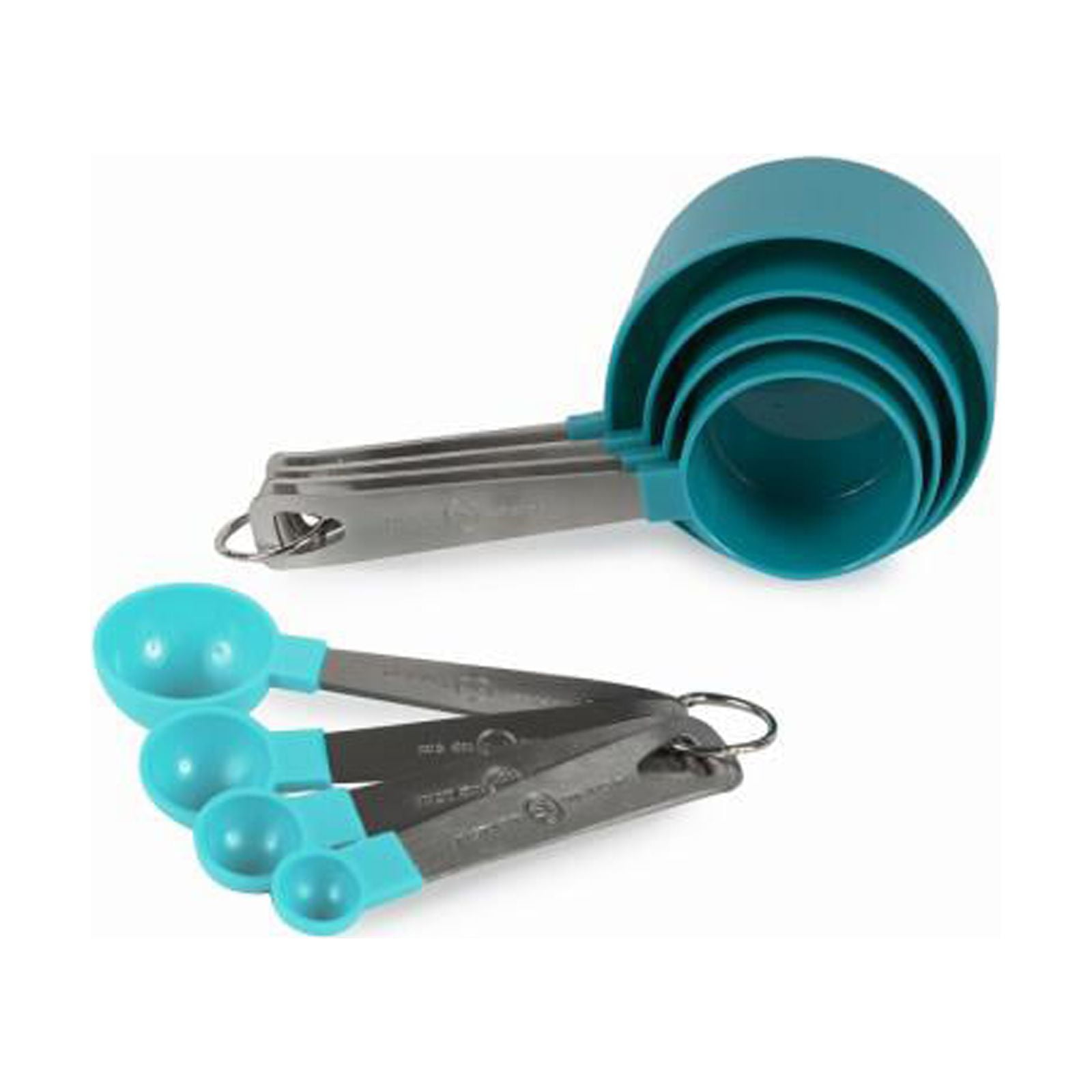 Core Kitchen Polypropylene Blue/Silver Measuring Spoon Set - Walmart.com