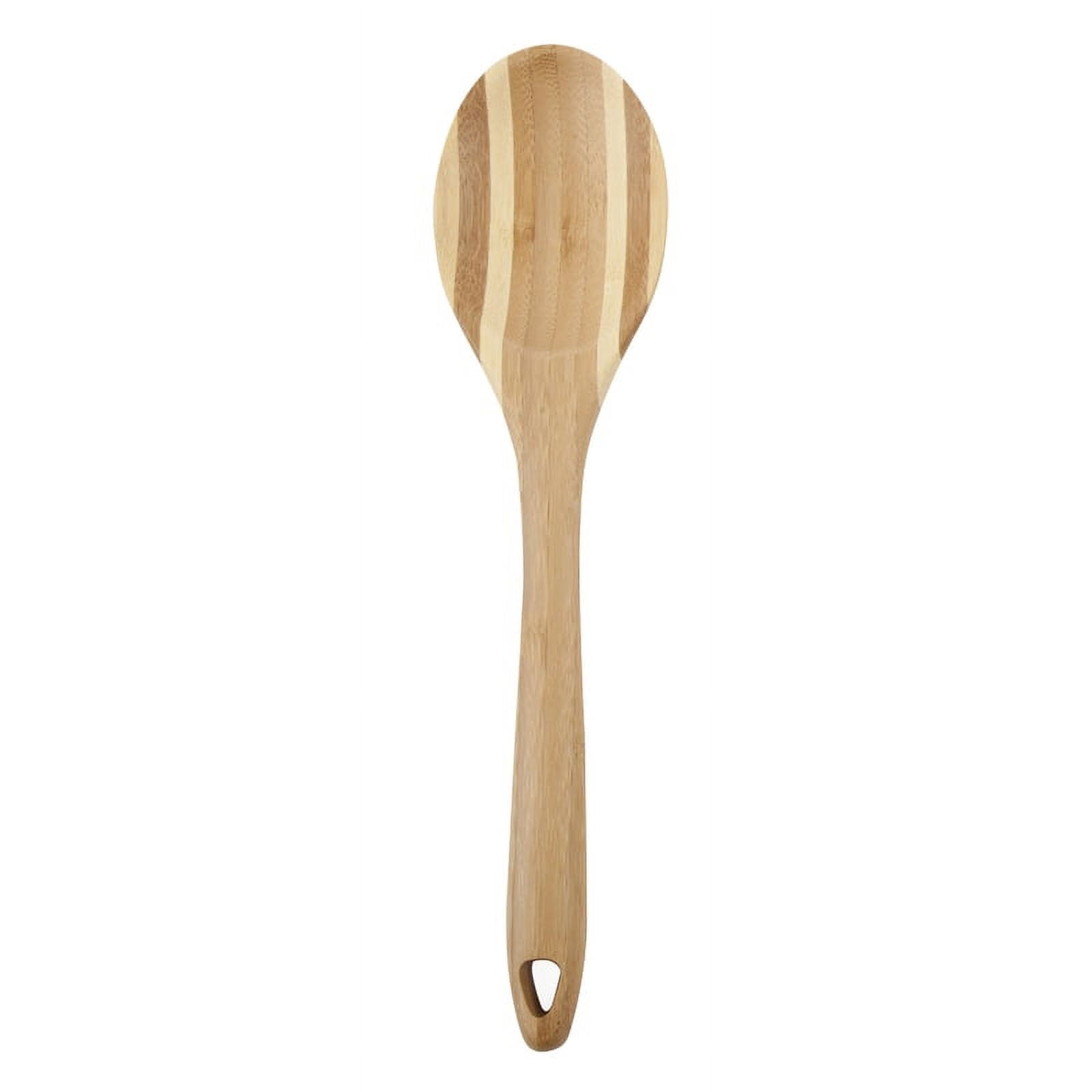 Core Kitchen Pro Chef Beige Bamboo Spoon - Walmart.com