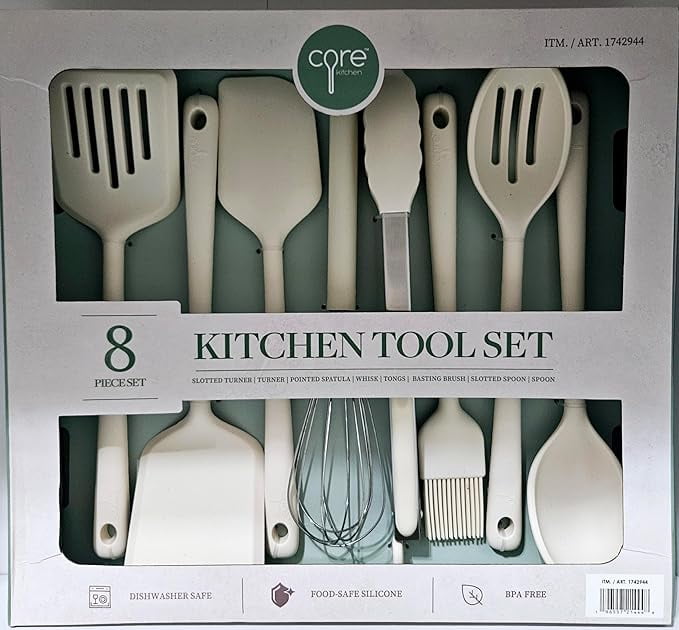 Core Kitchen Silicone Utensils, Set of 8 - Walmart.com