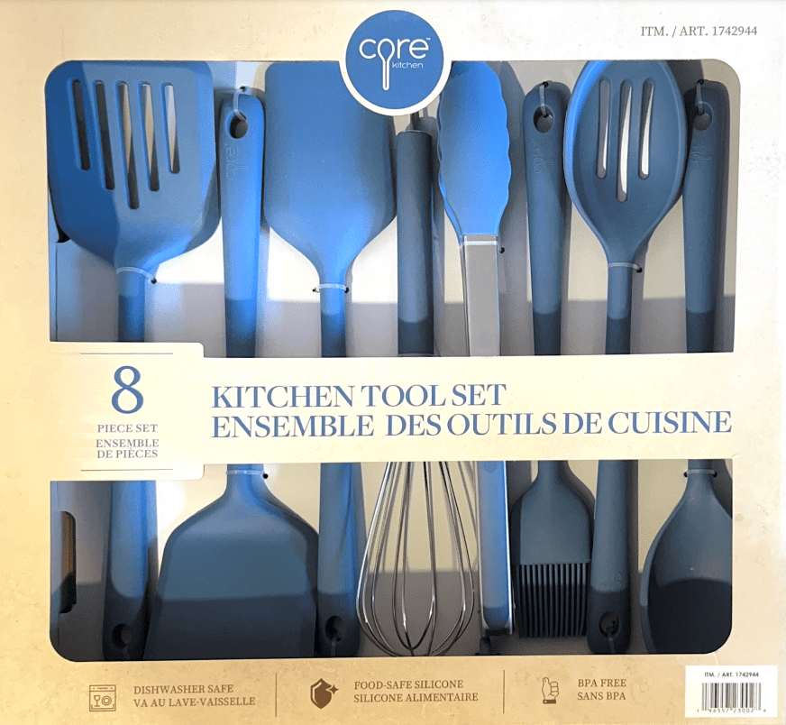 Core Kitchen Silicone Utensils, Set of 8 - Walmart.com