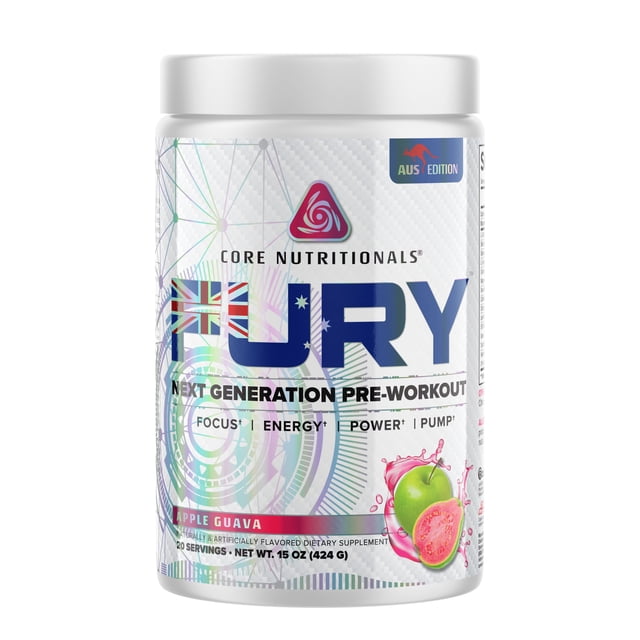 Core Nutritionals Fury AUSTRALIA EDITION Platinum Next Gen Pre Workout ...