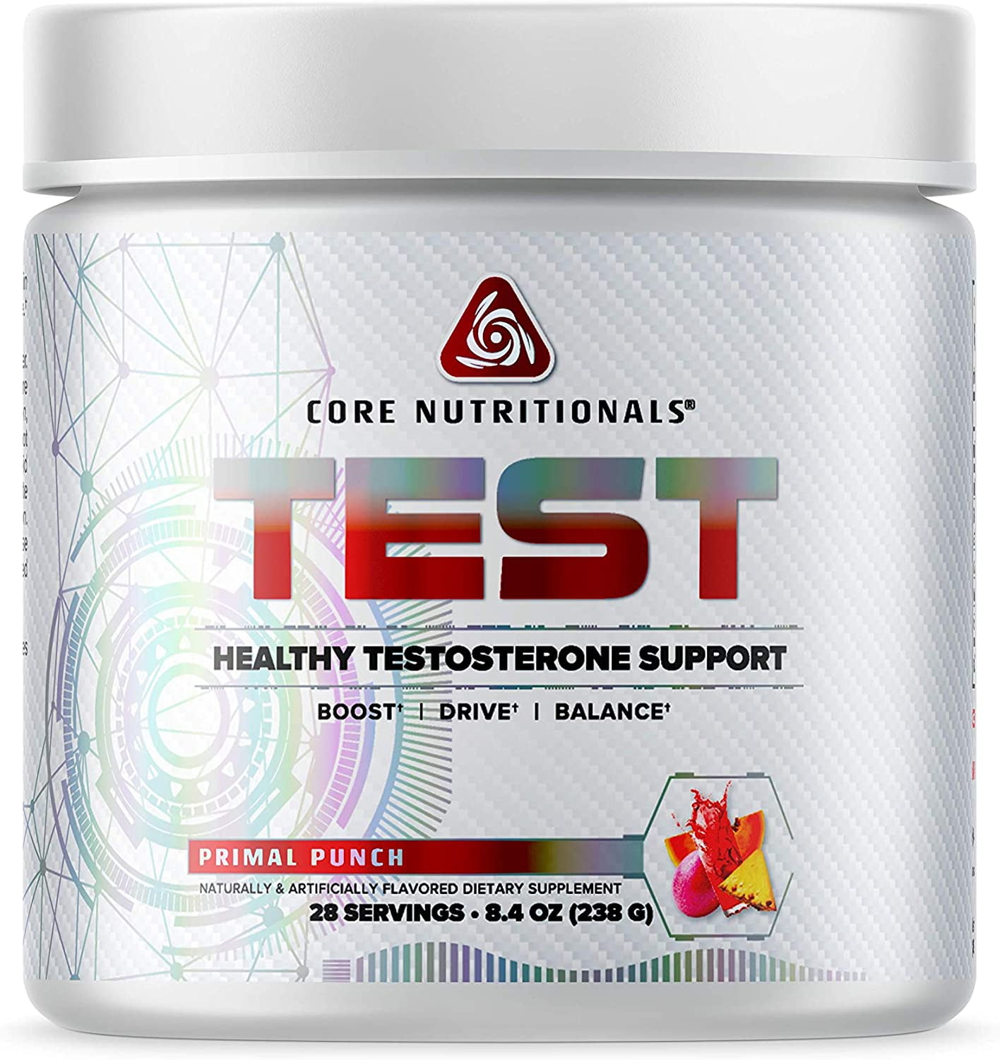 Core Nutritionals Platinum Test, Includes 3.6 Grams Calcium D-Aspartic ...