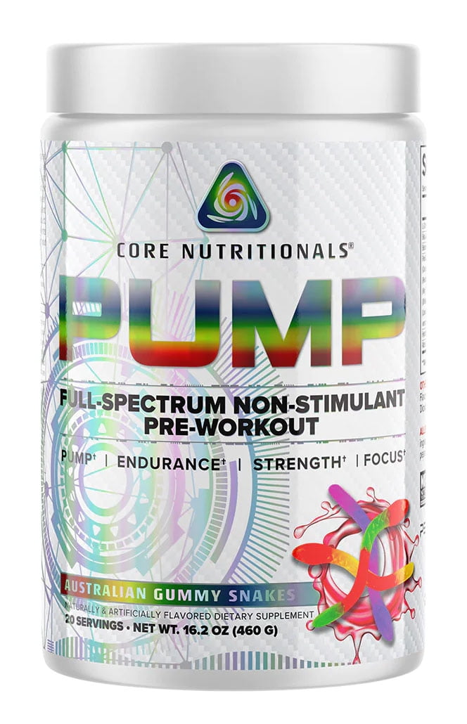 Core Nutritionals Pump Platinum Full-Spectrum Non-Stimulant Pre-Workout ...