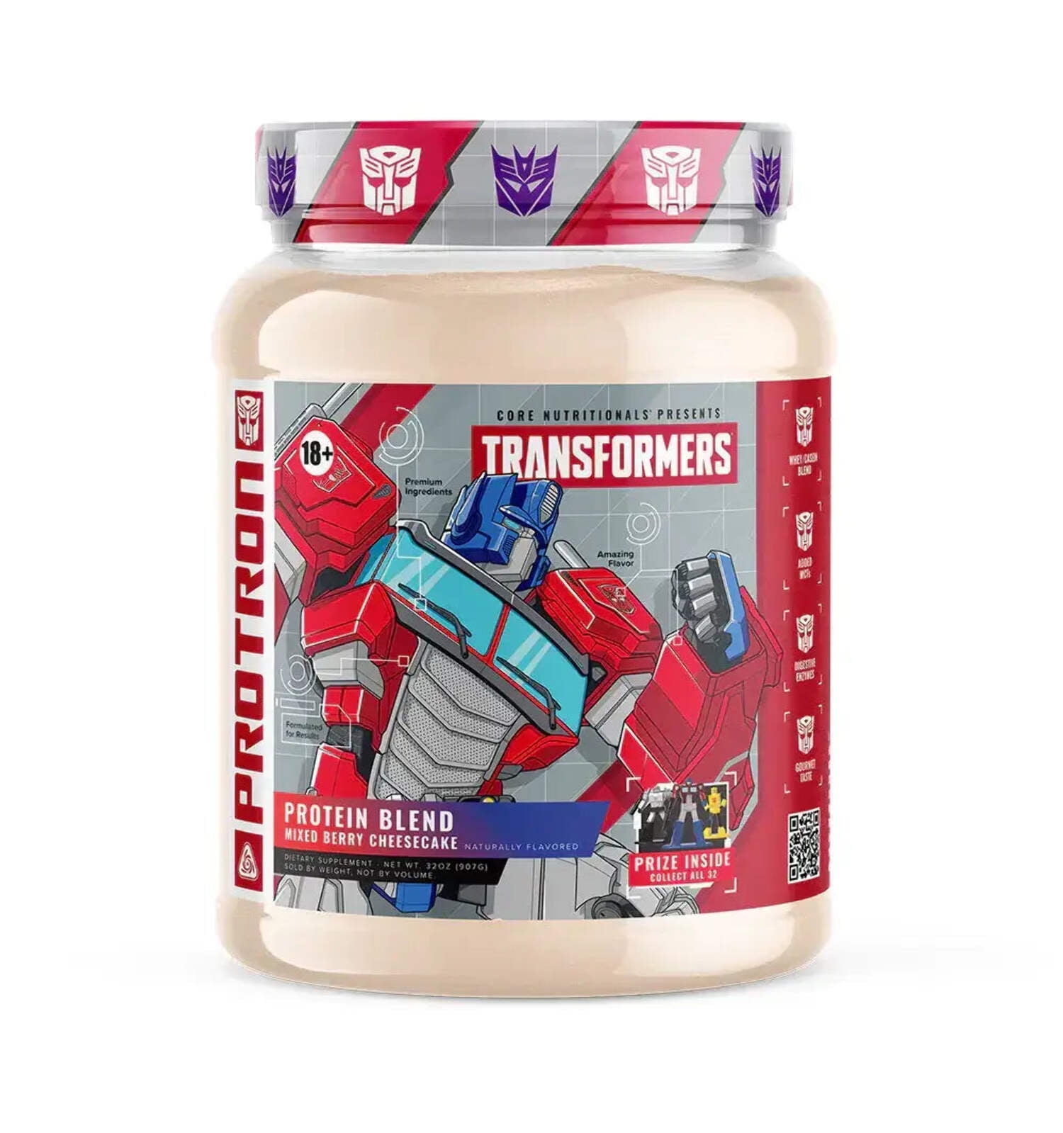Core Nutritionals | Transformers Protron Protein Blend Nutritional ...