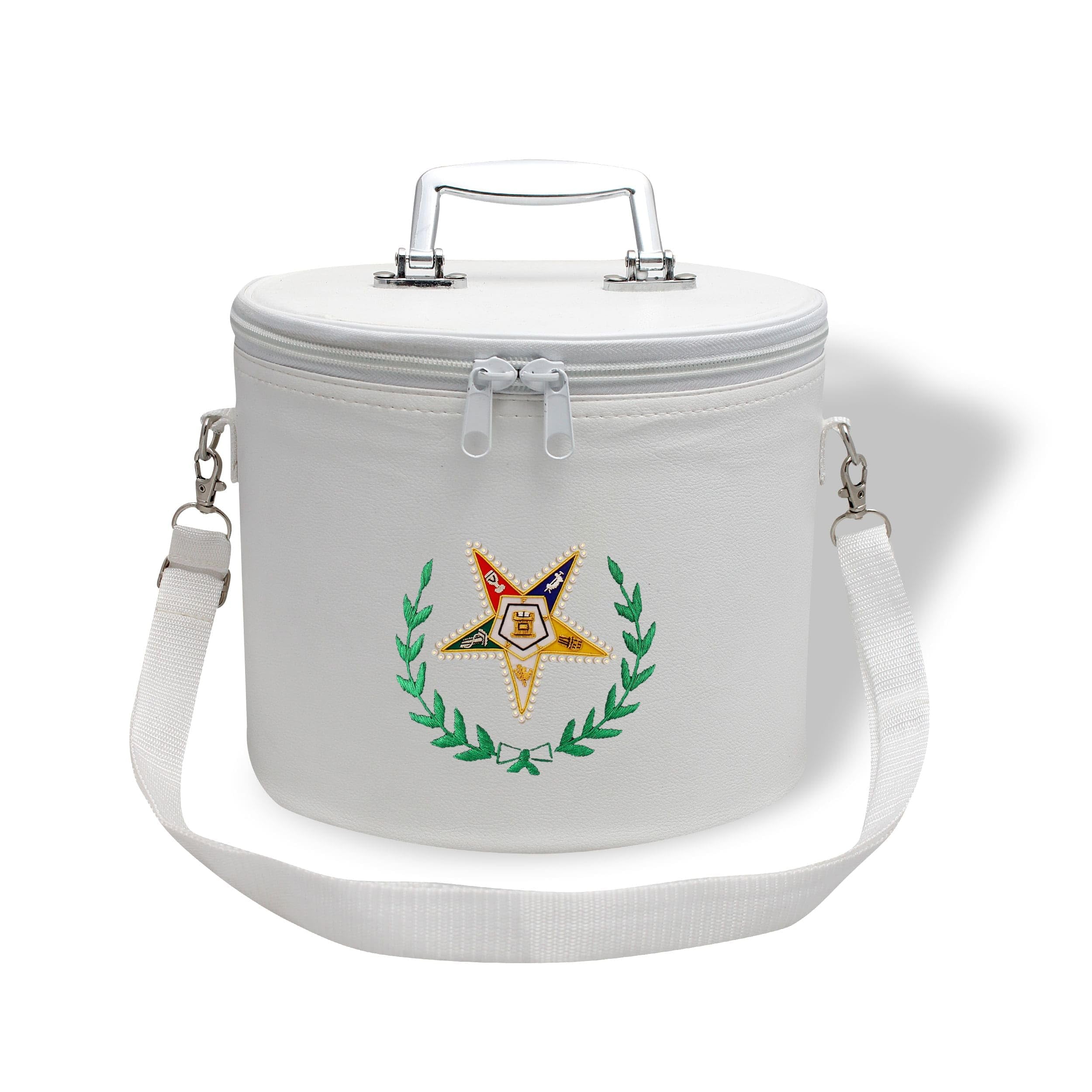 Core Plus Group Hand Embroidery Green Wreath/OCS Star Rhinestone Fez ...