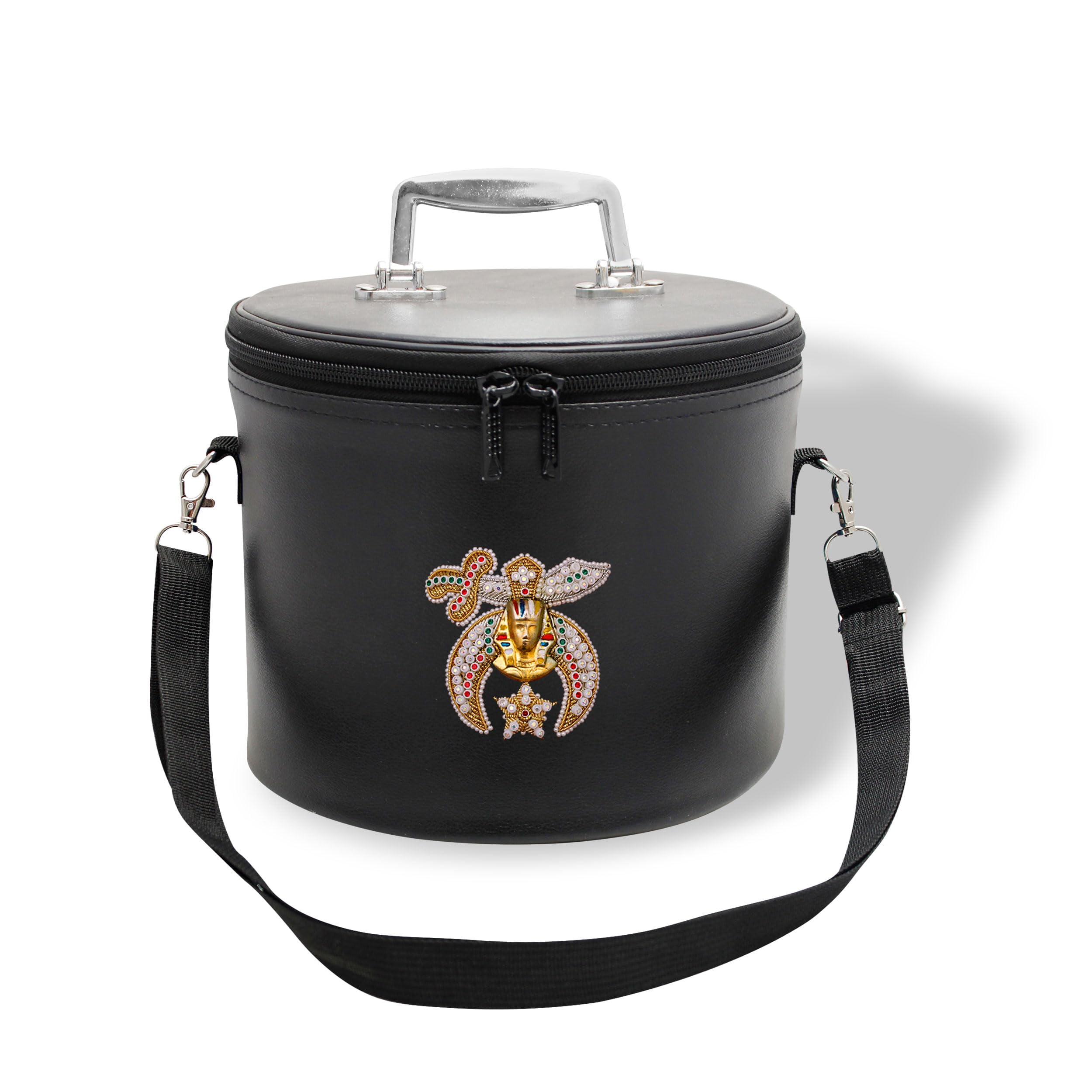 Core Plus Group Hand Embroidery Shriner Rhinestone Fez Case, Deluxe ...