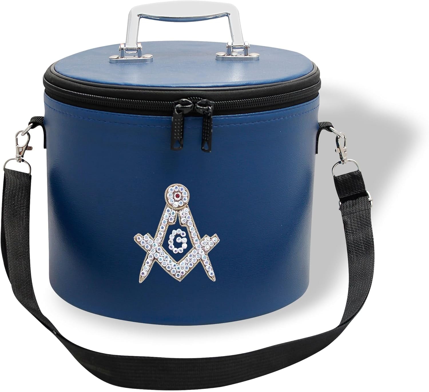 Core Plus Group Hand Embroidery Square, Compass & G Rhinestone Fez Case ...