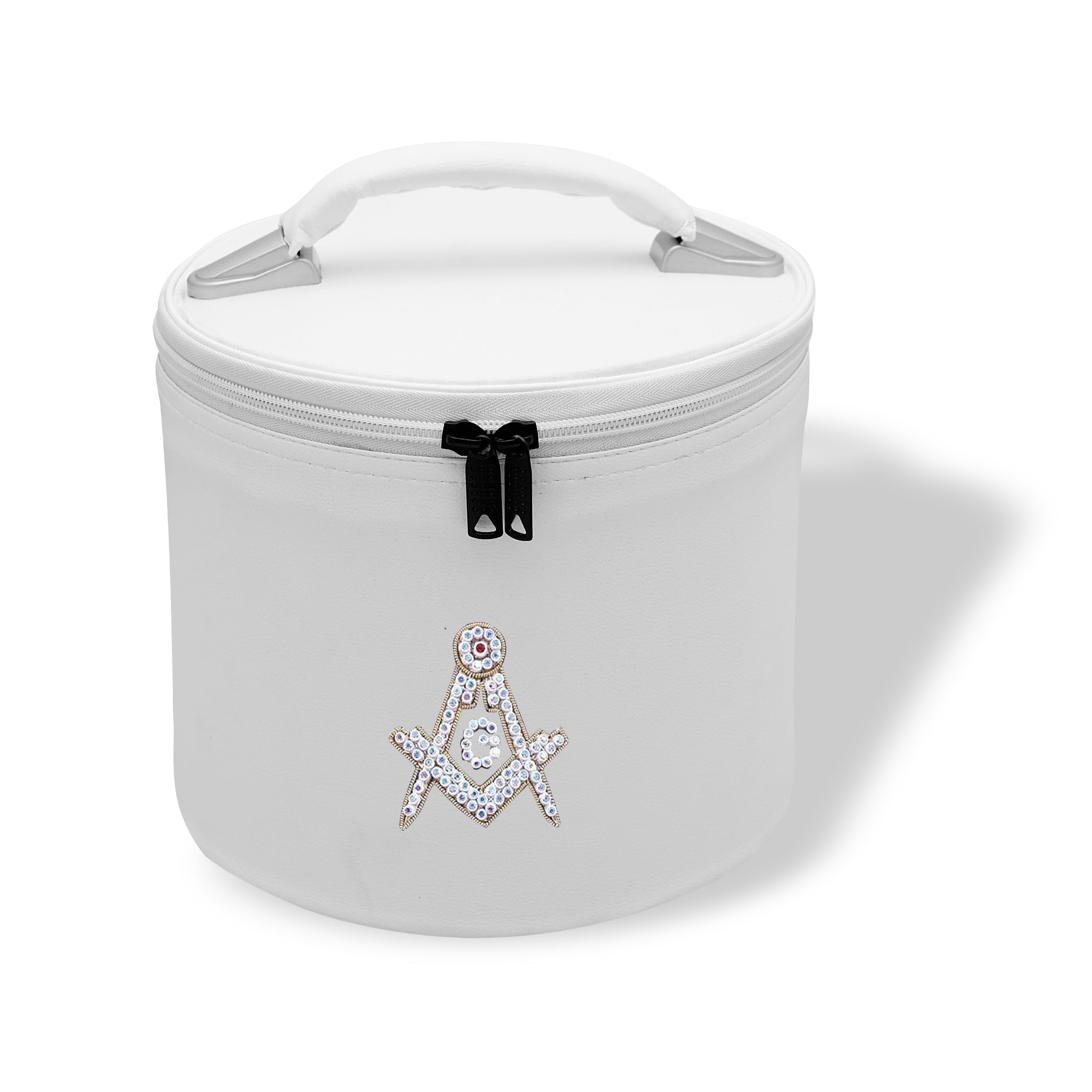 Core Plus Group Hand Embroidery Square, Compass & G Rhinestone Fez Case ...