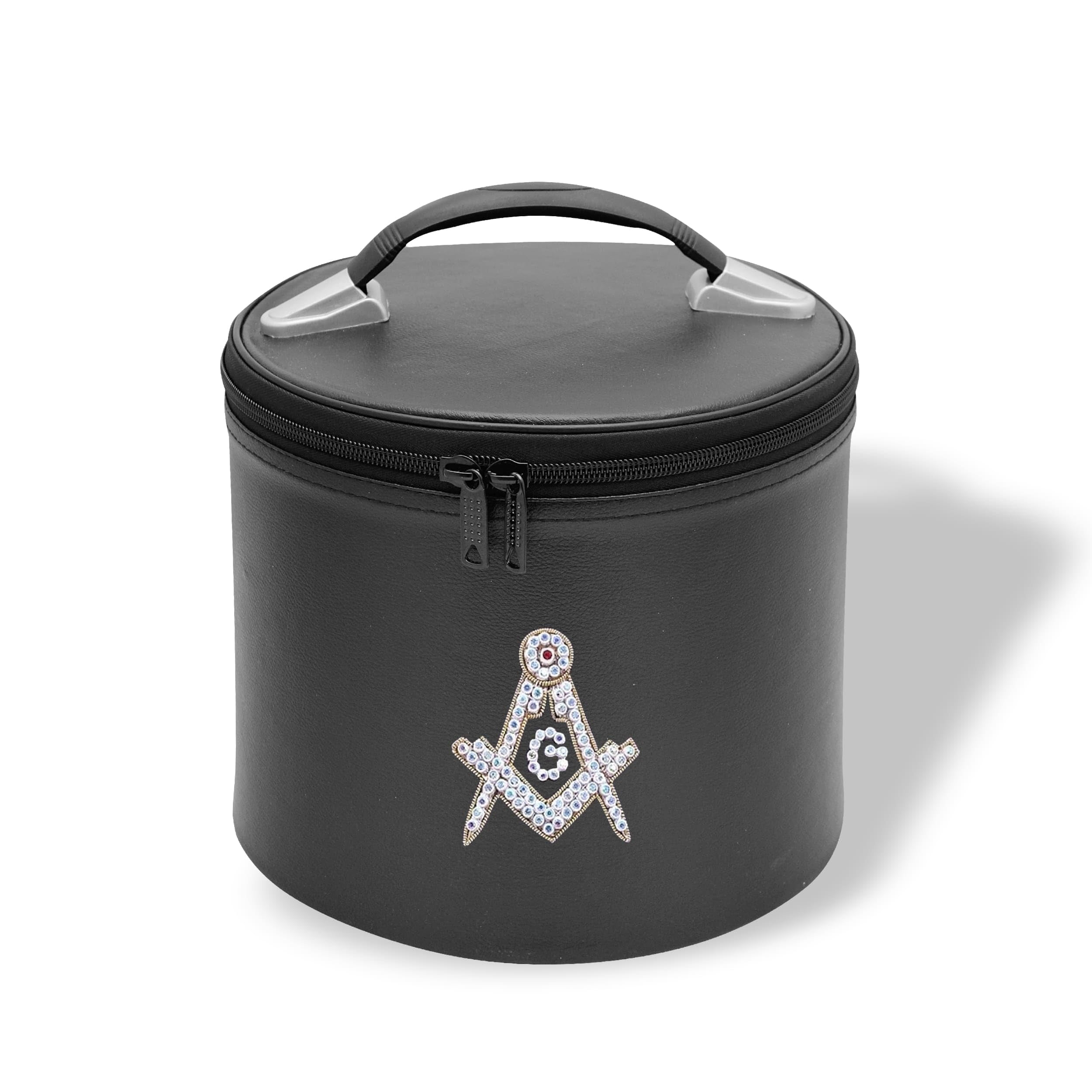 Core Plus Group Hand Embroidery Square, Compass & G Rhinestone Fez Case ...