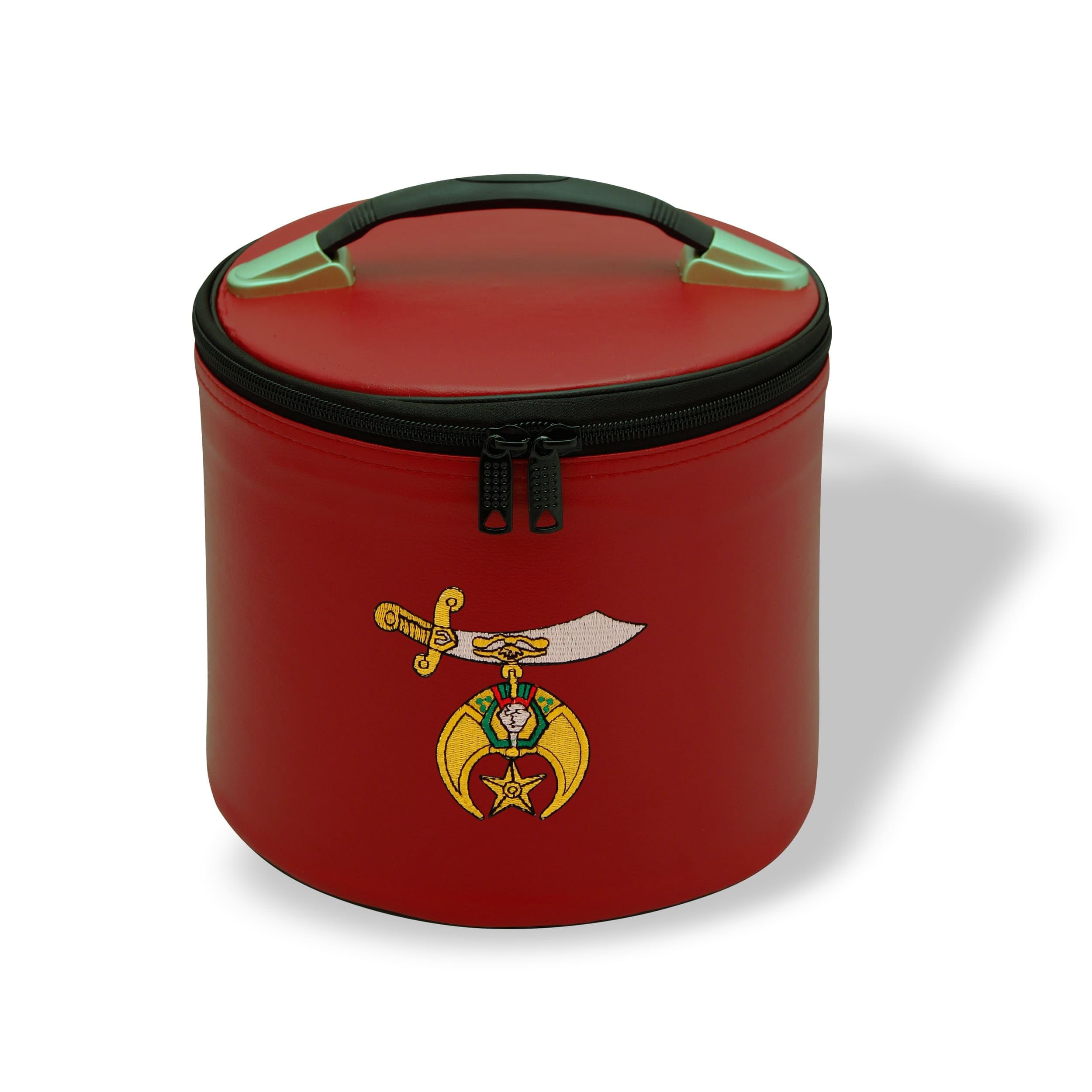 Core Plus Group Machine Embroidery Shriner Fez Case, Deluxe Masonic Fez ...