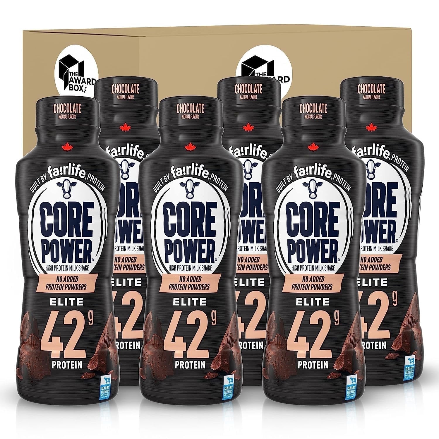 The Award Box Core Power Elite 42g Protein Drink, Chocolate, 14 fl oz ...