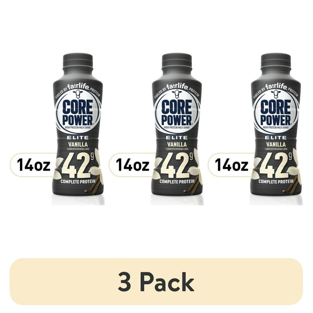 (3 pack) Core Power Elite High Protein Shake with 42g Protein by ...