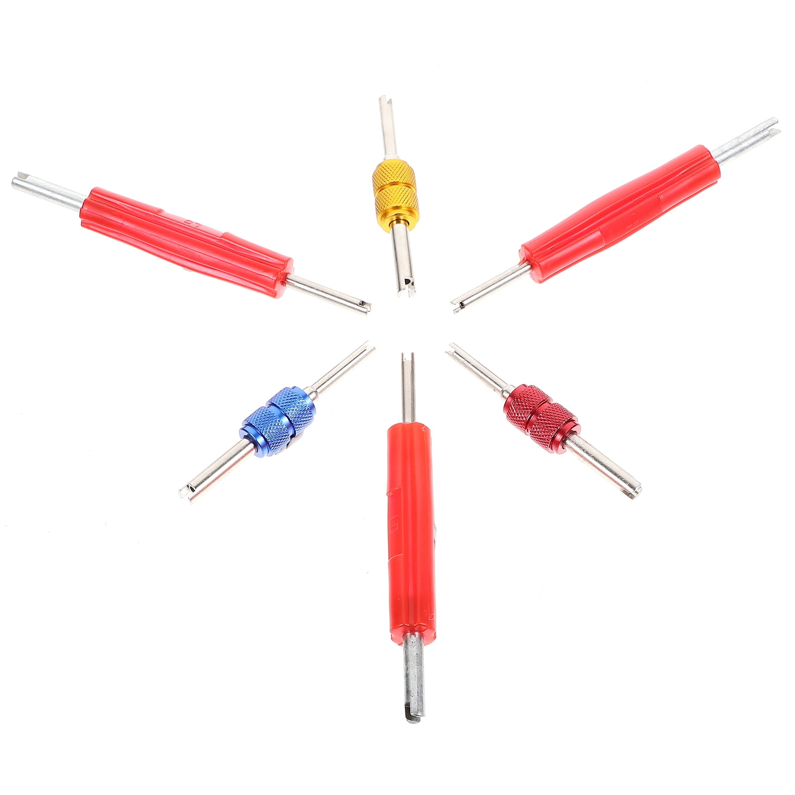 Core Remover Valve Removal Tool Set Double-ended Tire A/ Schrader 6pcs ...