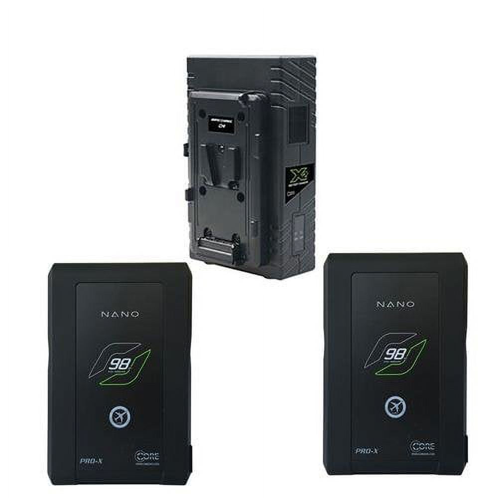 Core SWX CSW-GP-X2S 6 ft. AC Cable & V-Mount Charger with 90W Power ...