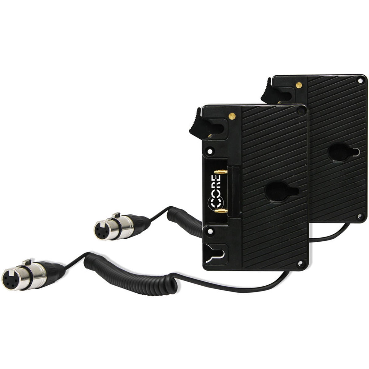 Core SWX Double Gold Mount Kit with Coiled Powertap to 12" XLR 4-Pin ...