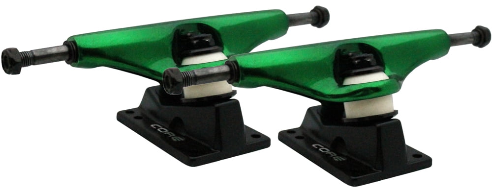 Core Skateboard Trucks 5.0 Green and Black - Walmart.com