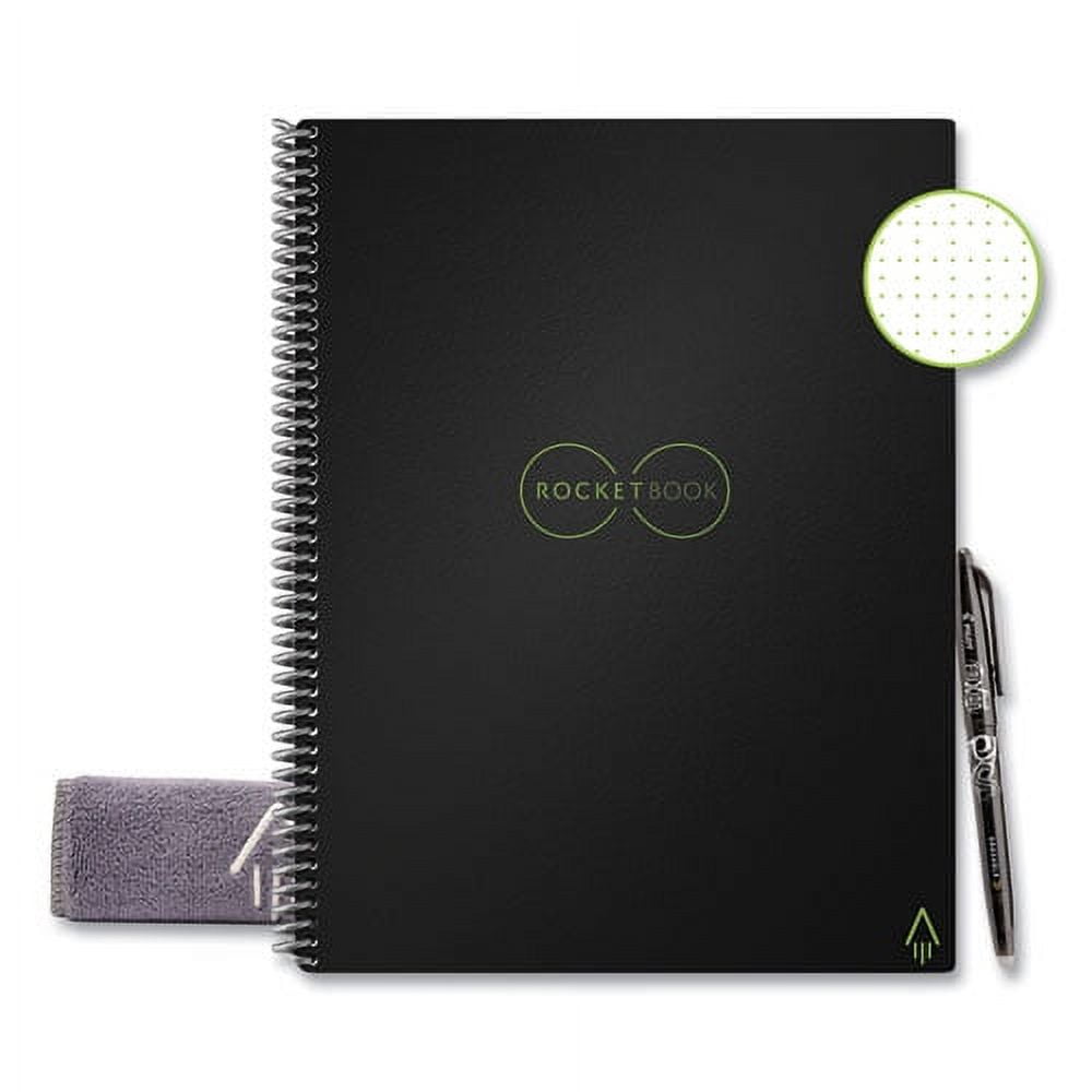 Core Smart Notebook, Dotted Rule, Black Cover, 11 X 8.5, 16 Sheets ...