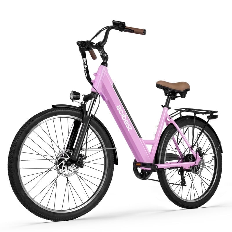 Core-Swept Step Thru Electric Bike for Adults, Peak 749W Brushless ...