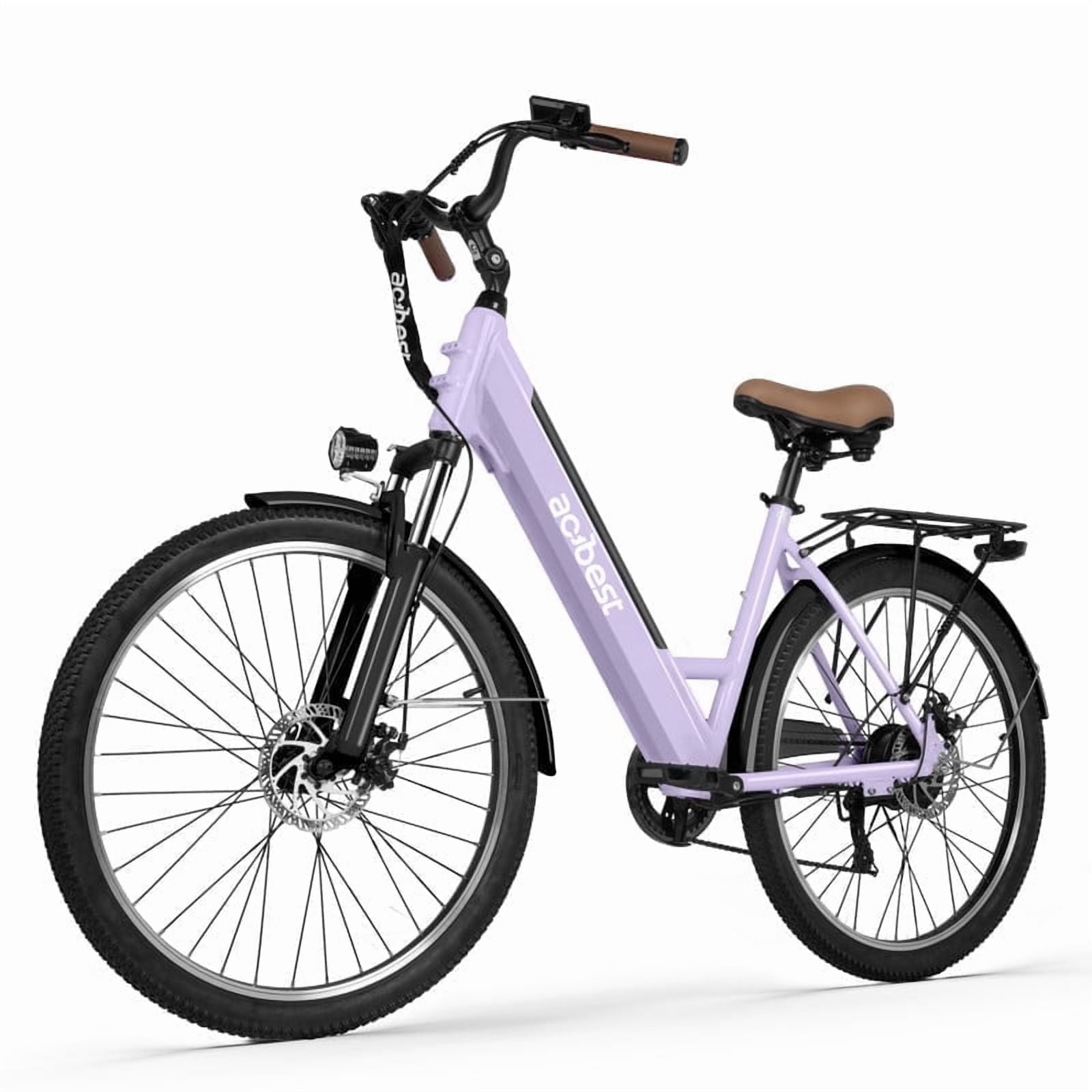 Core-Swept Step Thru Electric Bike for Adults, Peak 749W Brushless ...