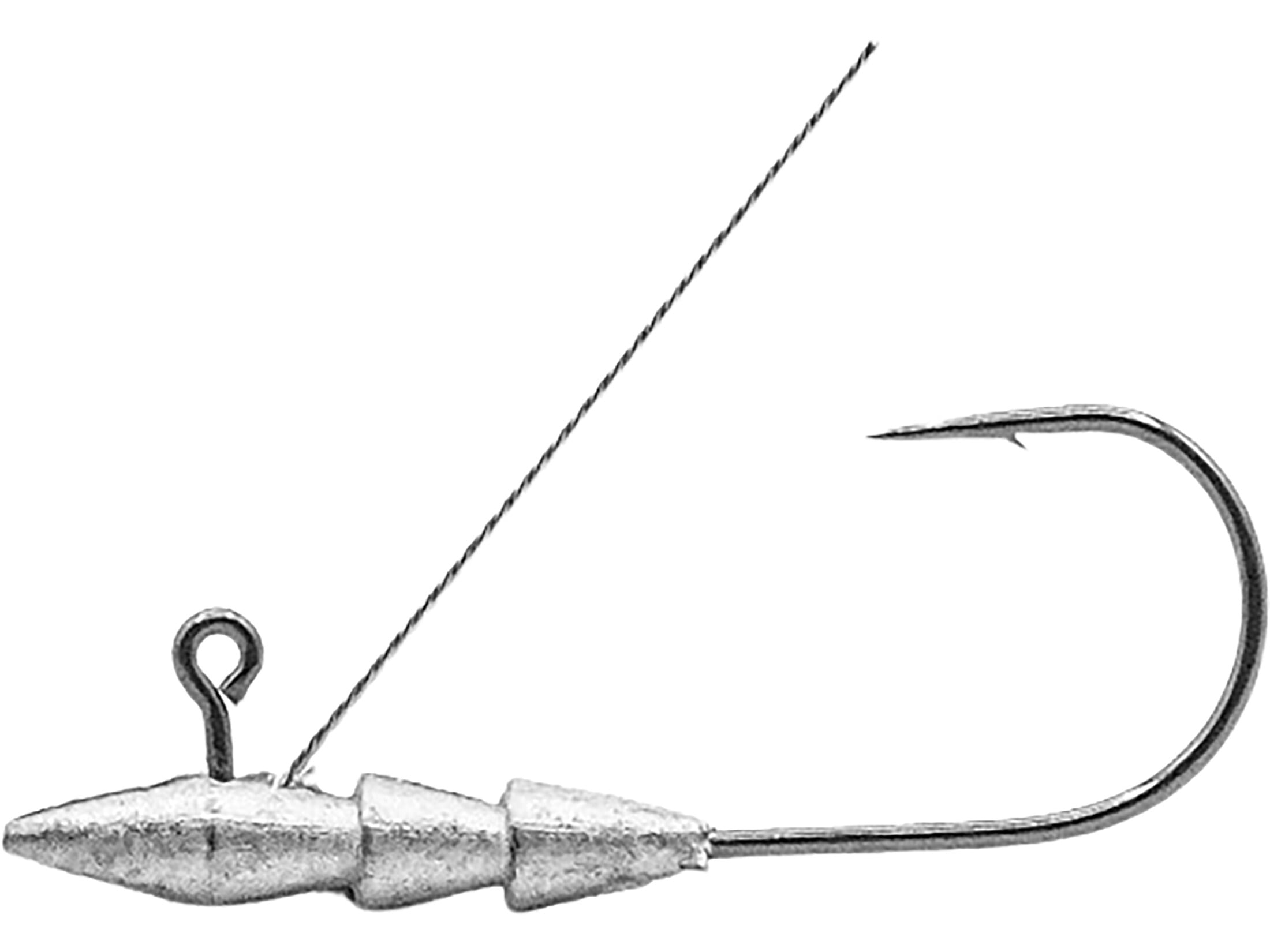 Core Tackle Weedless Hover Rig Fishing Lures for Bass, Finesse, 3-Pack ...