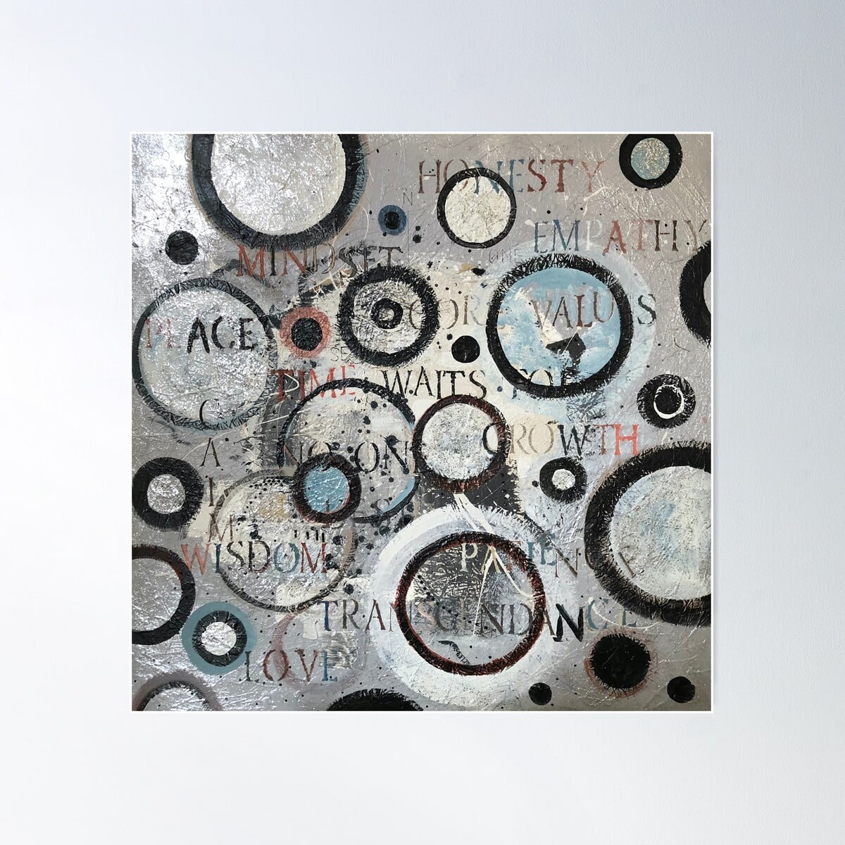 Core Values Poster Wall Art, Modern Wall Decor For Living Room Bedroom ...