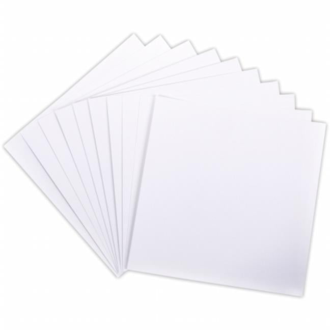 Core'dinations 80lb Smooth Cardstock 12"X12" 10/Pkg-White, Pk 3 ...