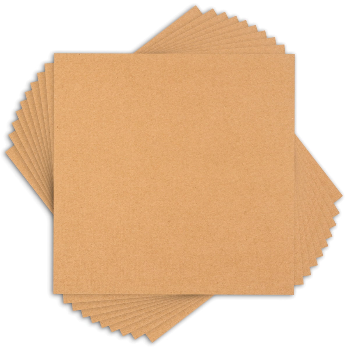 Core'dinations 80lb Smooth Cardstock 12"x12" 10/pkg-kraft - Walmart.com