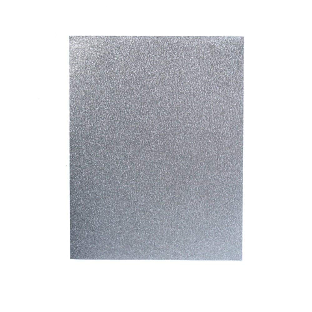 Core'dinations Glitter Silk Cardstock 8.5"X11"-Silver Mist - Walmart.com