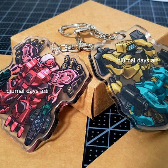 Core of Armor Acrylic Charms Series 8 (1 keychain) - Walmart.com