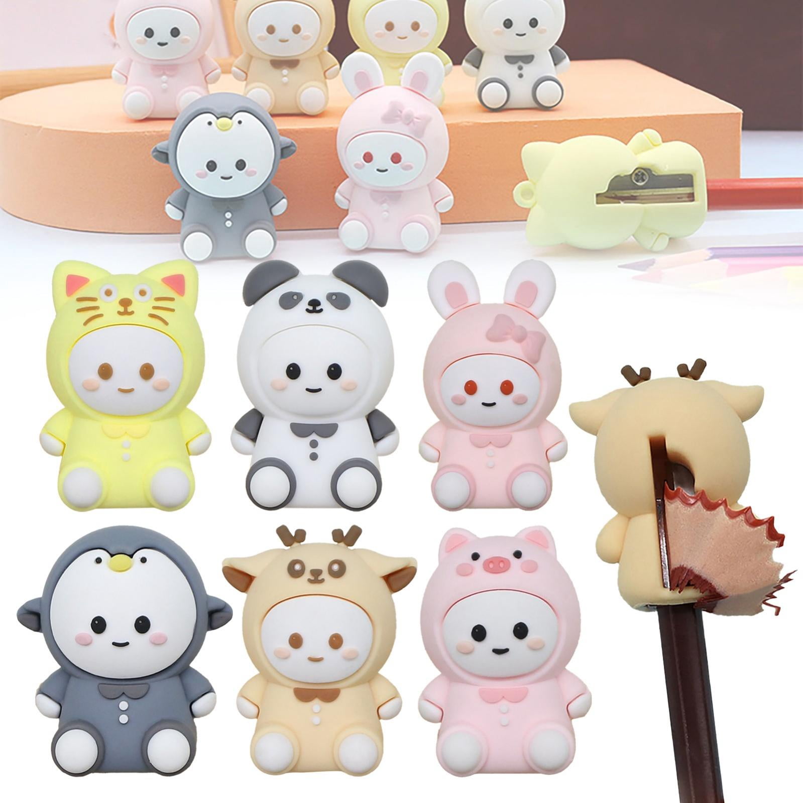 CoreLiving Cute Pink Pencil Sharpener, Hand Held Manual Sharpener with ...