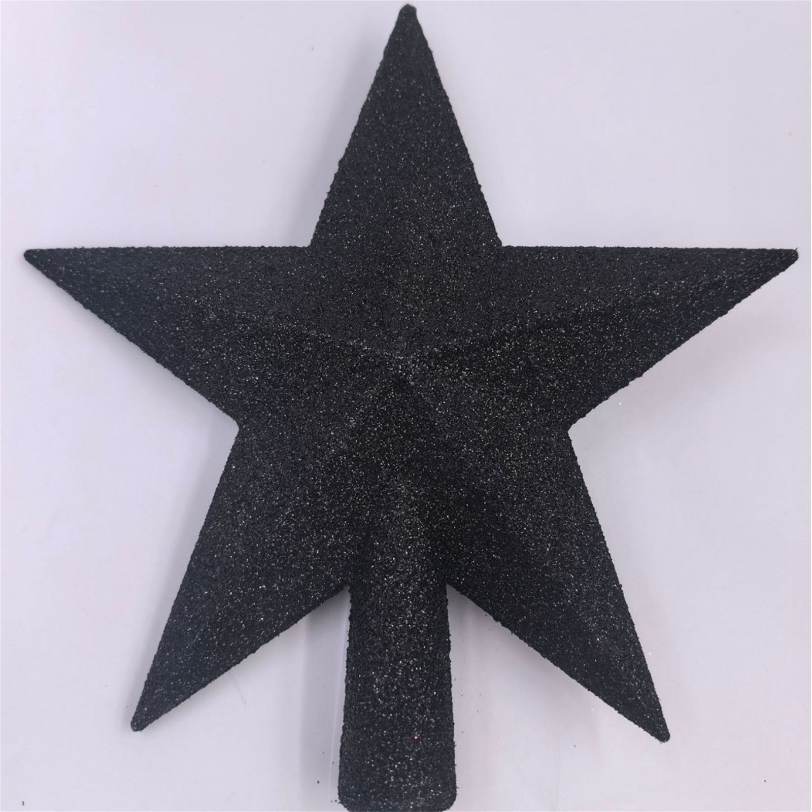 CoreLiving Desktop Christmas Tree Topper, 8 inch Sparkling Glitter Star ...