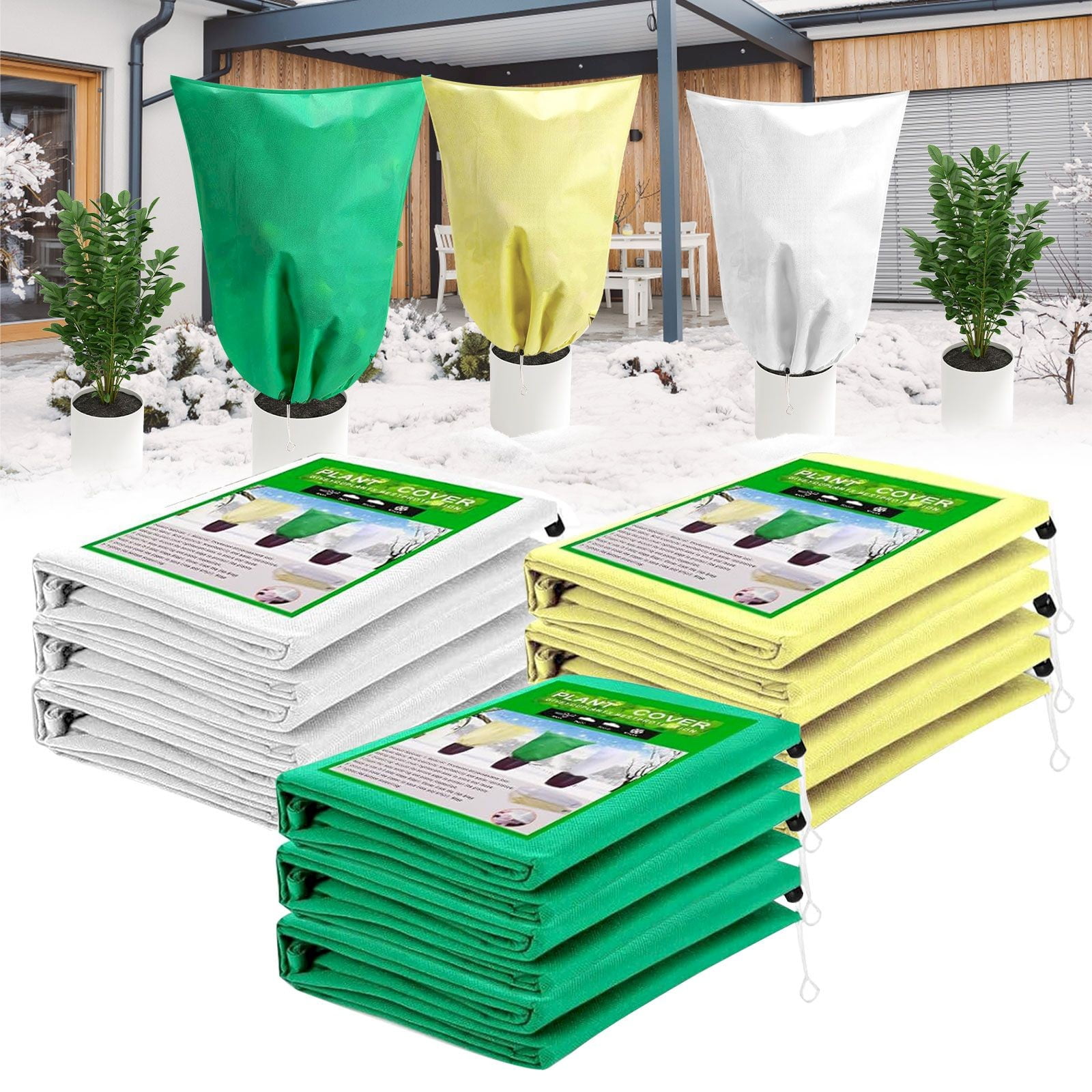 CoreLiving Plant Covers Freeze Protection, 23.6 x 31.5 Inch Winter ...