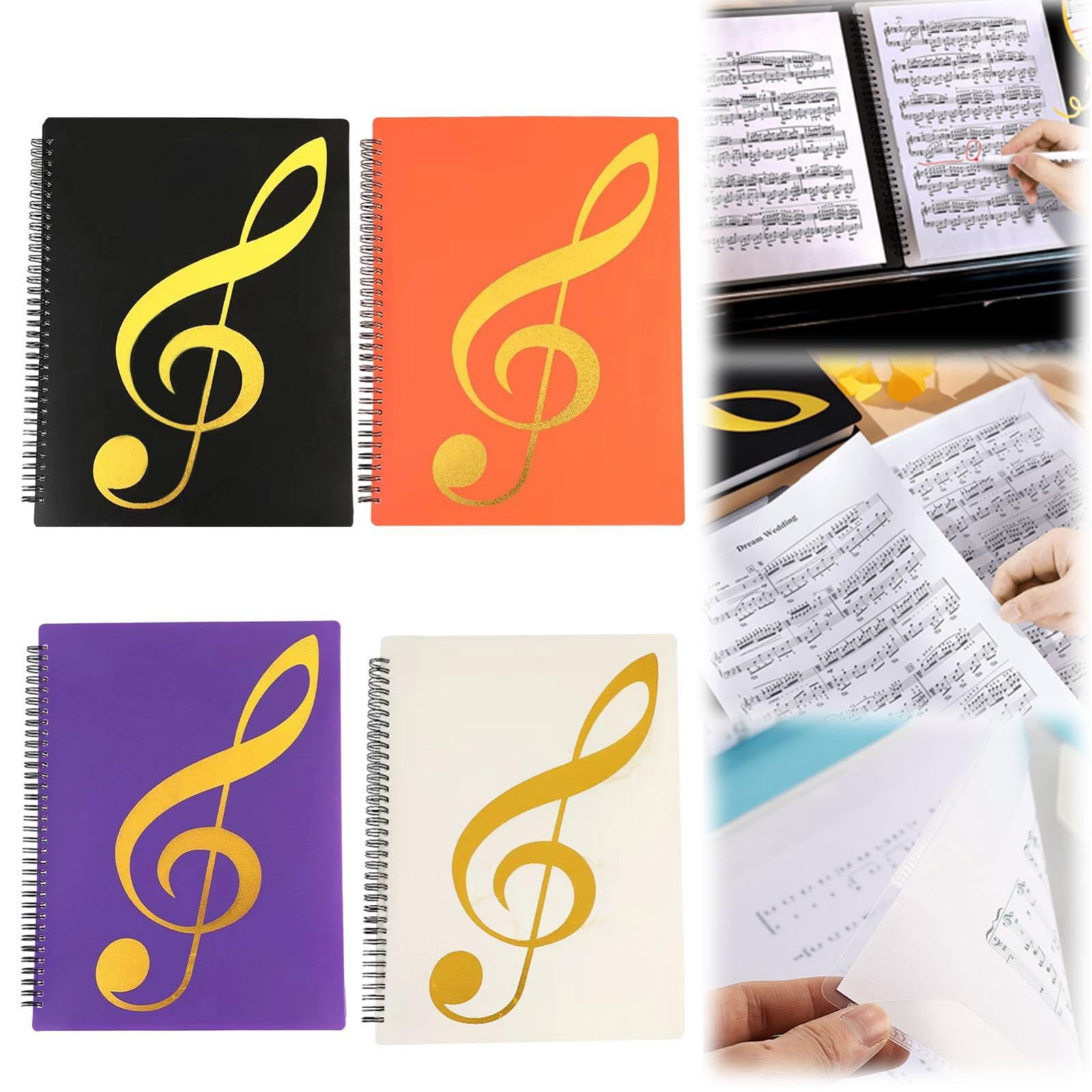 CoreLiving Spiral Sheet Music Binder Folder Holder 60 Pages Capacity ...