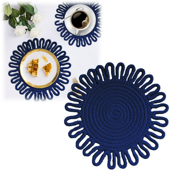 CoreLiving Trivet for Hot Dishes Set of 1, 9.4 Inch Extra Thick Cotton ...