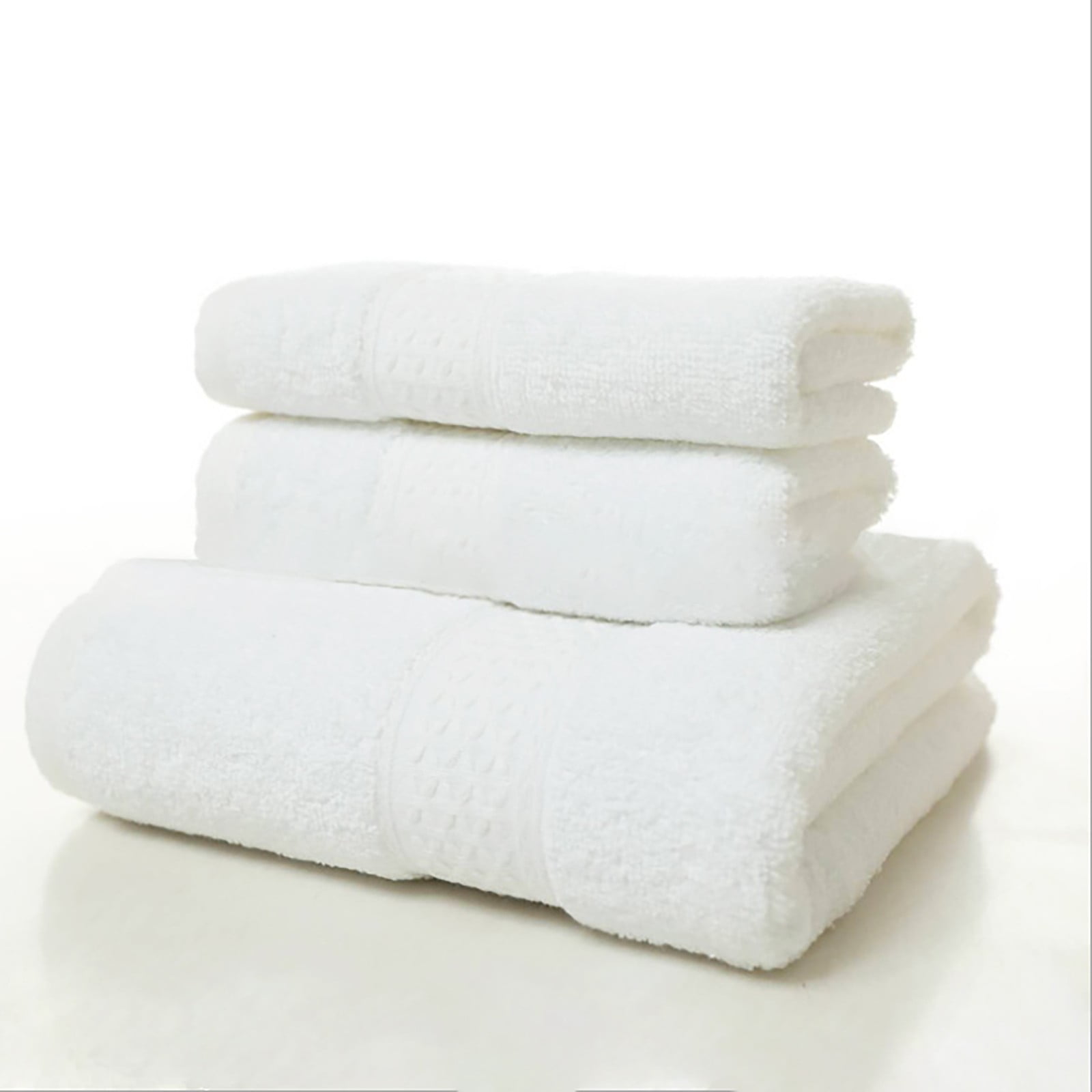 CoreLiving White Hand Towels, Highly Absorbent Thick Cotton Towel for ...