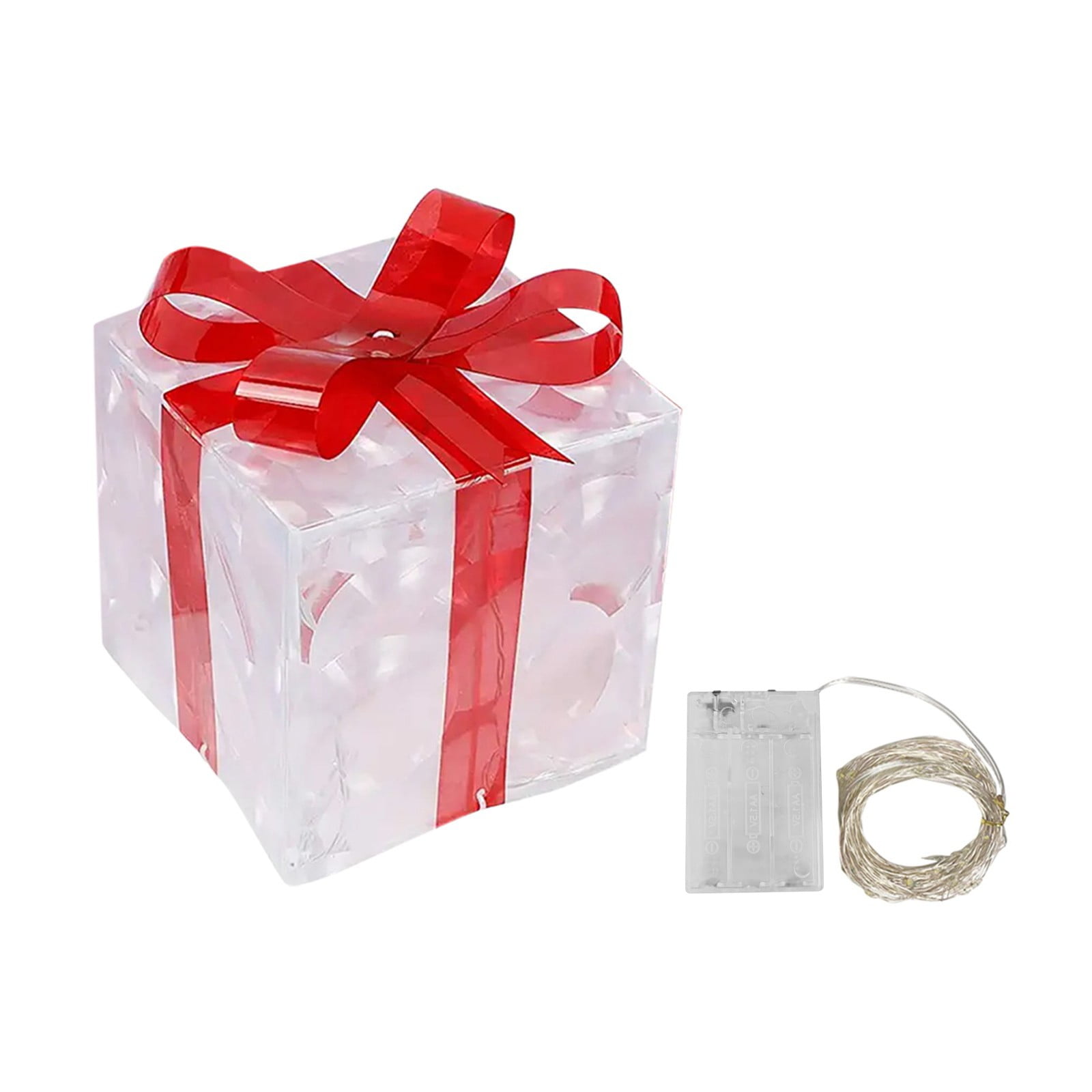 CoreLiving Wrapped Gift Boxes Outdoor Christmas Gift Box Decorations ...