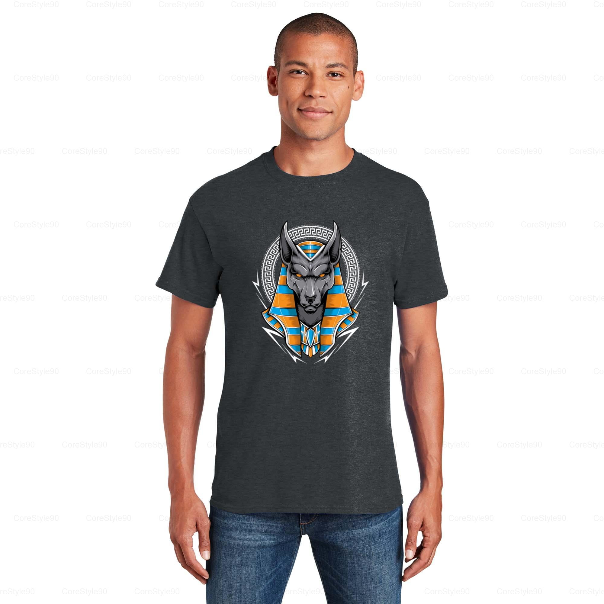 CoreStyle90 Anubis Ancient Egyptian God Of The Dead Egypt Anpu Jackal Top, for Unisex, up to 5XL ...