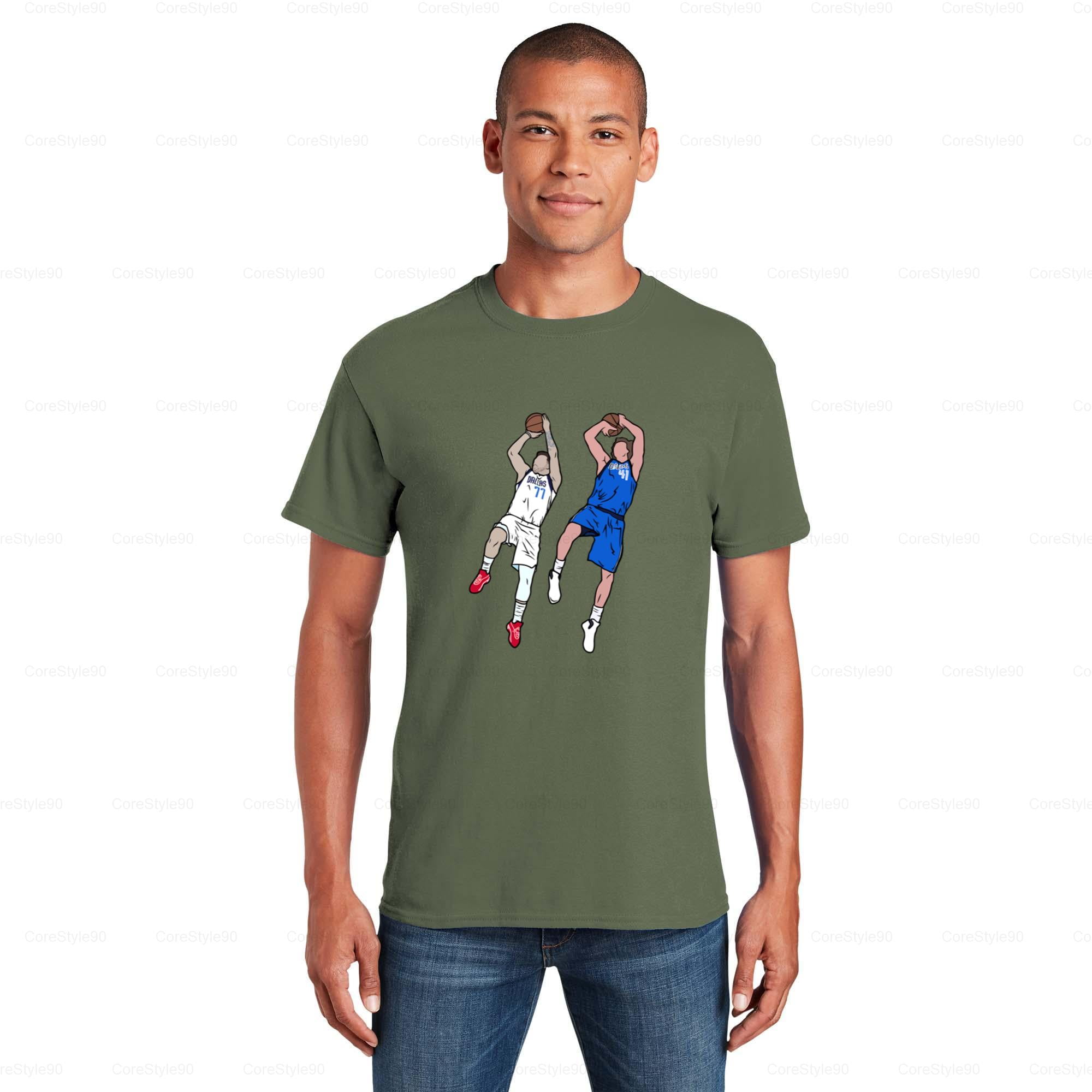 CoreStyle901 Dirk and Luka Fade Away T Shirt Basketball Fan Merch Top ...