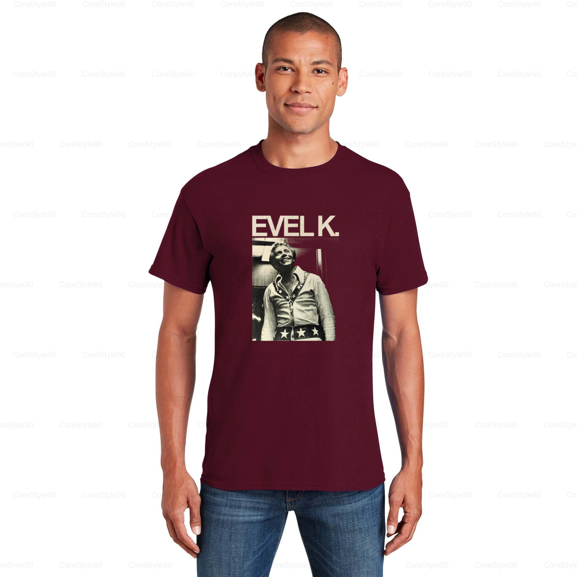 CoreStyle901 Evel Knievel Photo Shirt Daredevil Fan Merchandise Top Now ...
