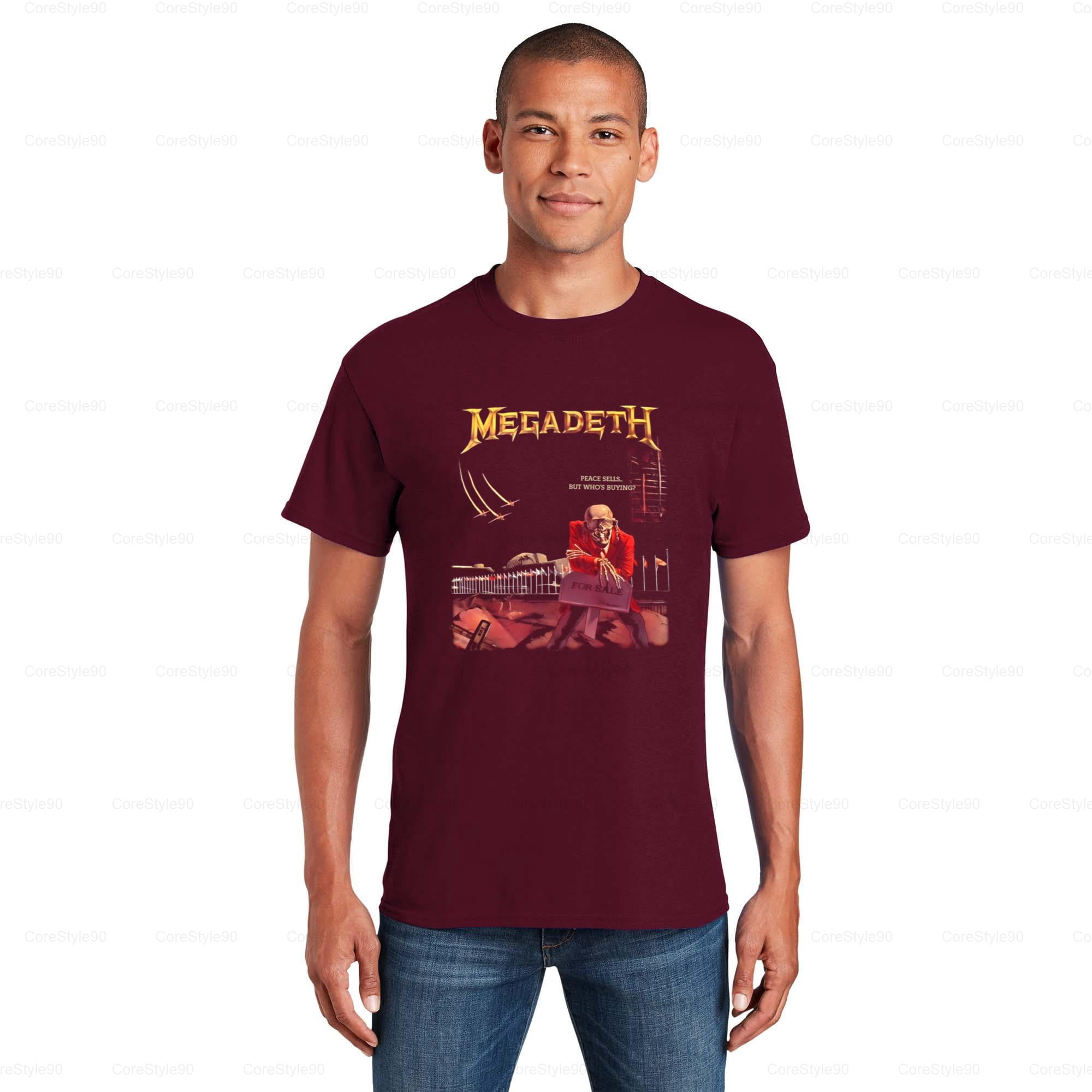 CoreStyle903 Megadeth Peace Sells Album Black Unisex Tee Music Fan ...