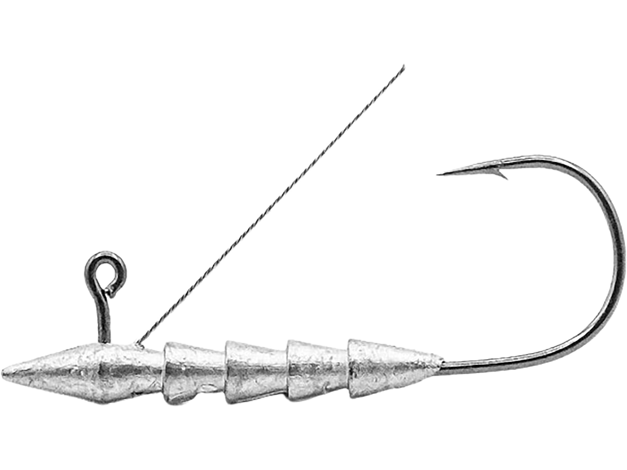 Core Tackle Hover Rig Weedless Bait (3 Pk) - Ideal for Flatworm, Beaver ...