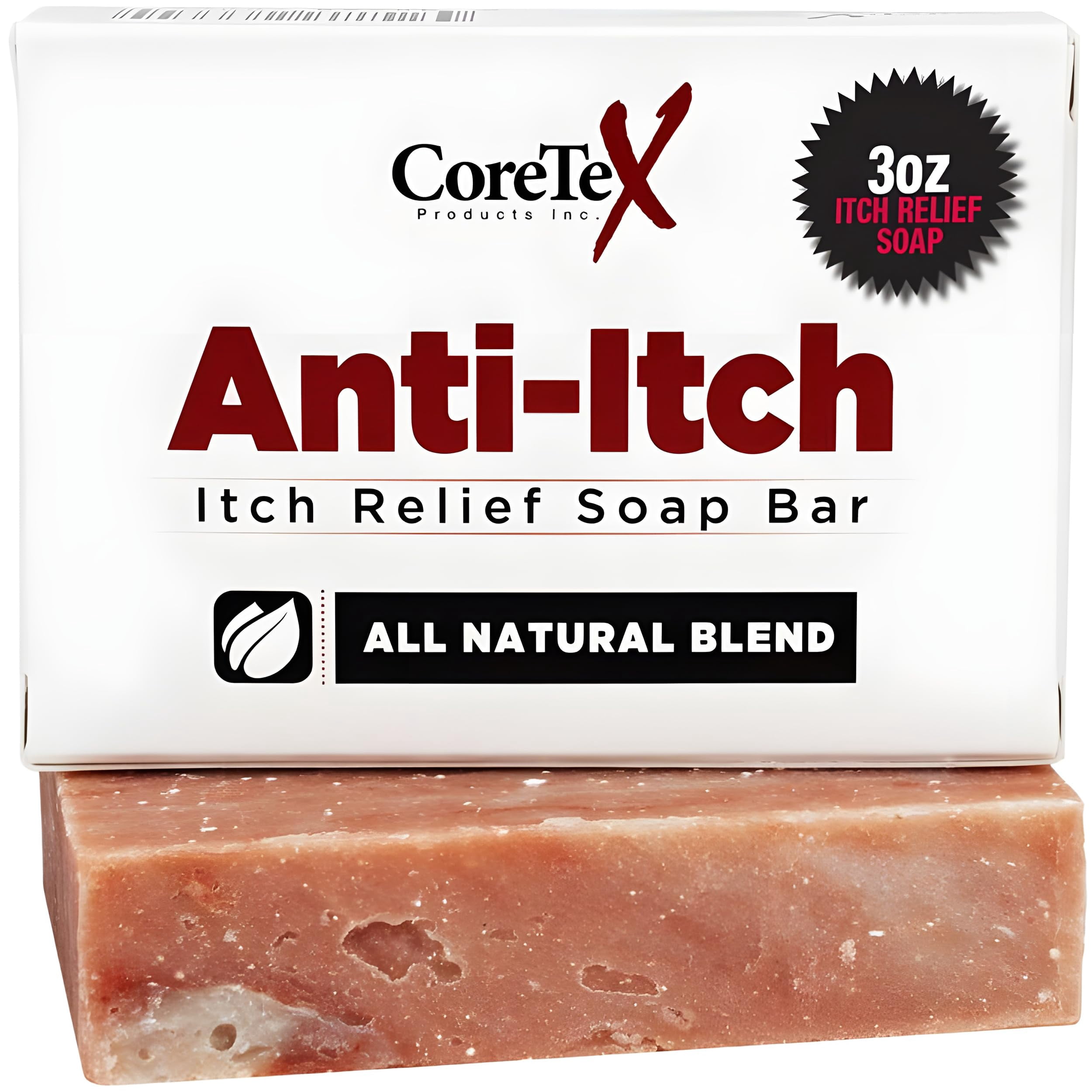 CoreTex Anti-Itch Bar MMF7 - USA Hand-Made Natural for Itchy Skin ...