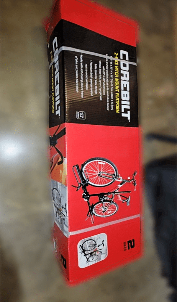 Corebilt 2-Bike Hitch Mount Rack Platform for Cars Trucks SUVs Minivans ...