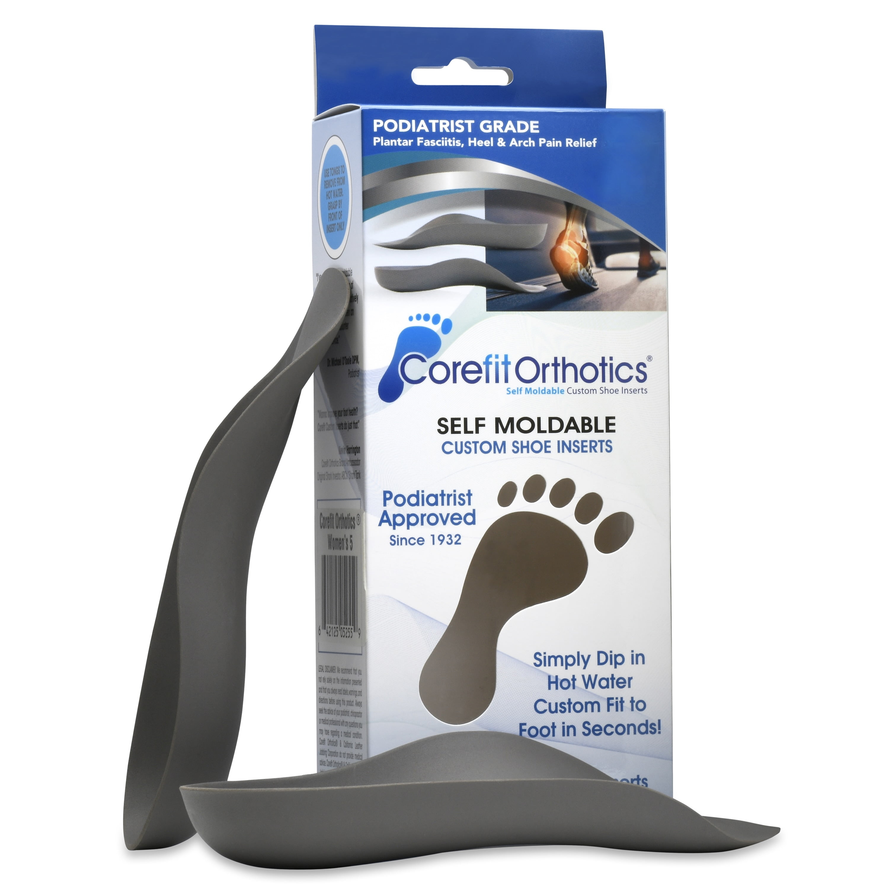 Corefit Orthotics® Custom 3/4 Length Orthotic Inserts - Podiatrist ...