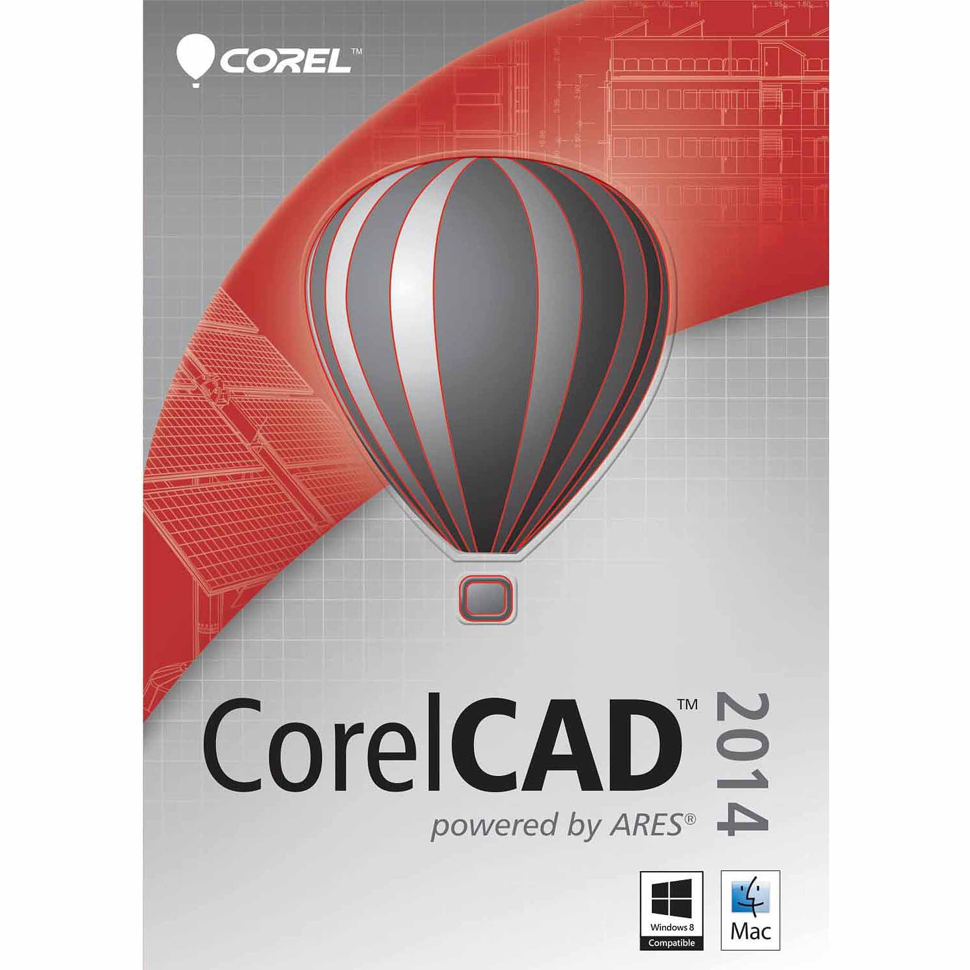 Corel ESDCCAD2014MLAM CorelCAD 2014 Full ESD Software (PC/Mac) (Digital ...