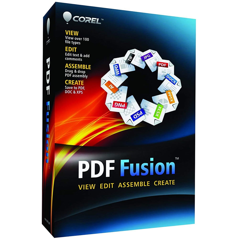 Corel PDF Fusion - (v. 1) - box pack - 1 user - DVD (mini-box) - Win - English - Walmart.com
